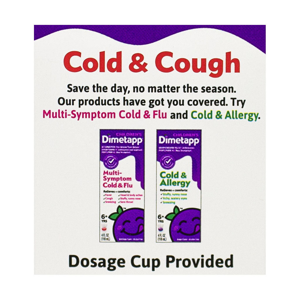 Wholesale Dimetapp Cold & Cough – Weiner's LTD
