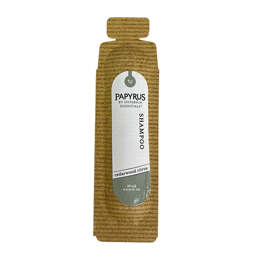 Wholesale Papyrus Paper Vial Shampoo - Weiner's LTD