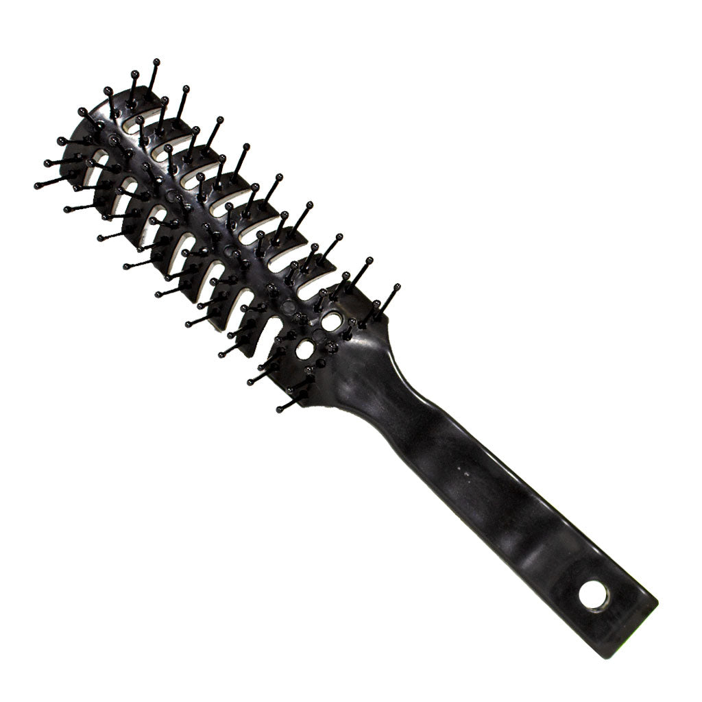 Wholesale NEW Black Vented Hairbrush - 7.5 in. - Weiner's LTD