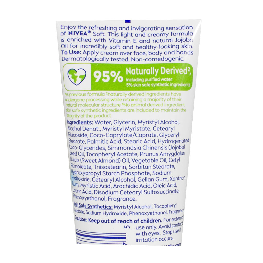 Wholesale Nivea Soft Face, Body, Hands, Moisturizing Cream - 2.6 oz ...