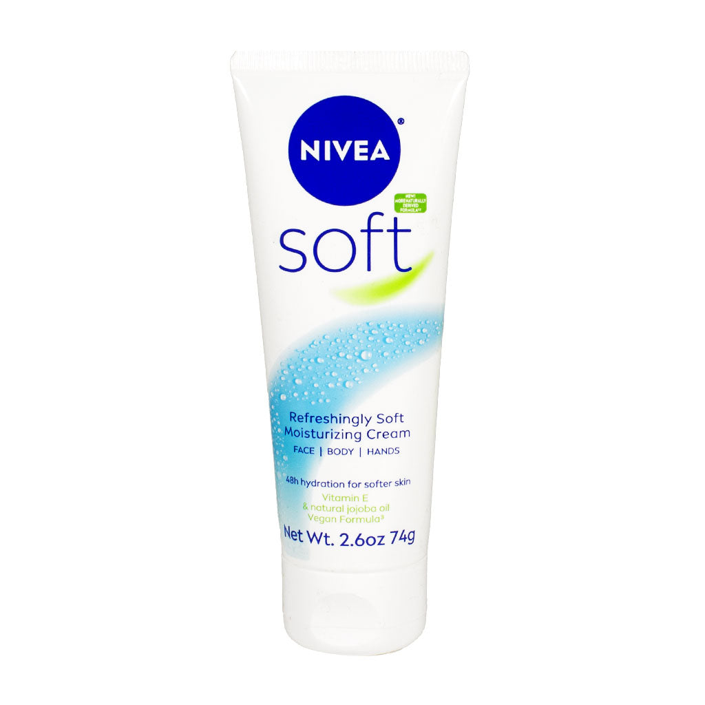 Wholesale Nivea Soft Face, Body, Hands, Moisturizing Cream - 2.6 oz ...