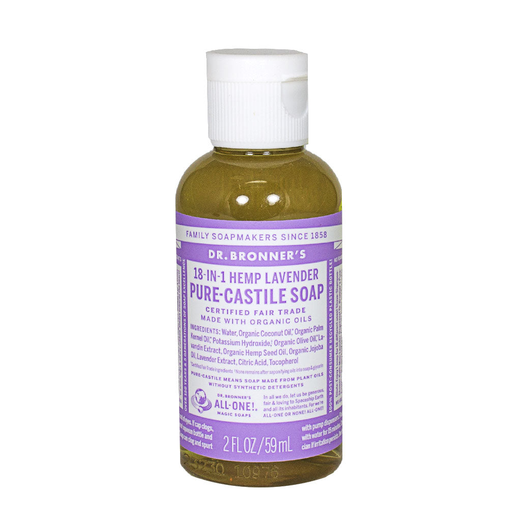 Wholesale Dr. Bronner's Pure-Castile Lavender Liquid Soap Soap - 2 oz ...