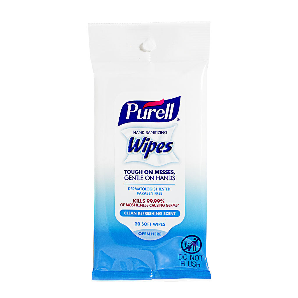 Wholesale Purell Hand Sanitizing Wipes - Pack of 20 - Weiner's LTD