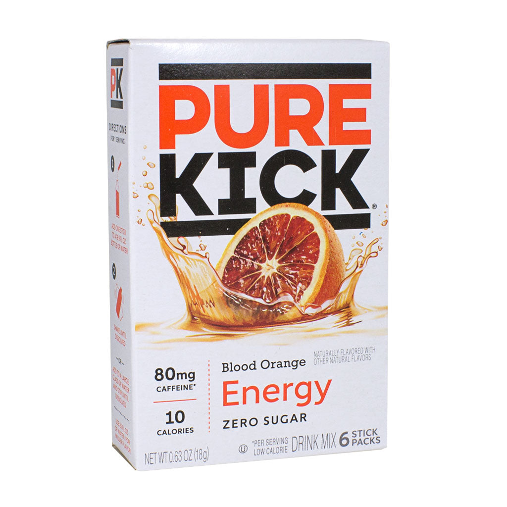 Wholesale Pure Kick Energy Drink Mix Blood Orange Singles To Go- 6 ct ...