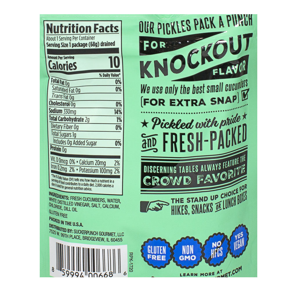 Wholesale Suckerpunch Gourmet Dill Classic Pickle Chip Single Serve ...