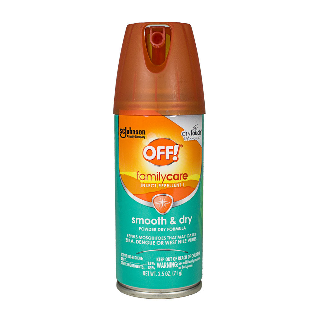 Travel sized Off Family Care Smooth & Dry 2.5 oz - Weiner's LTD