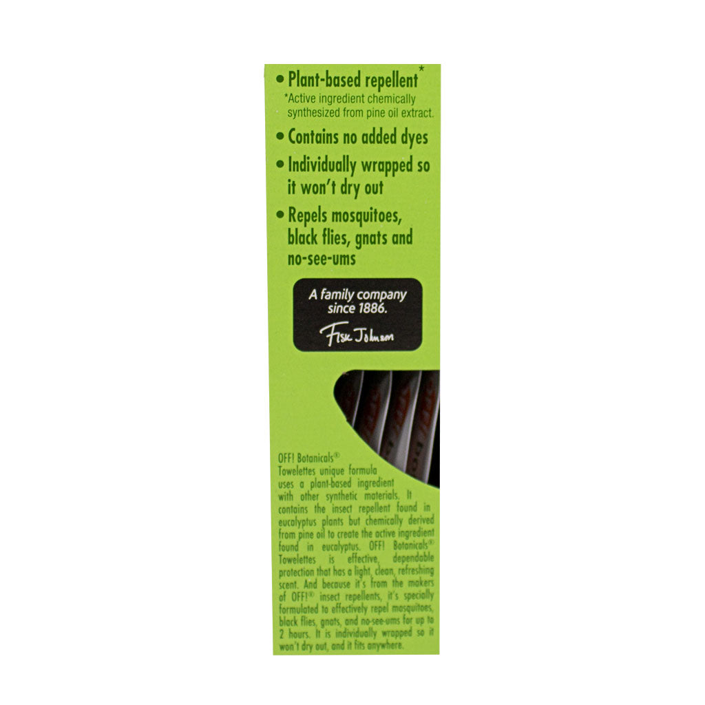 Travel Size NEW - Off! Botanical Wipes - 10 ct. – Weiner's LTD
