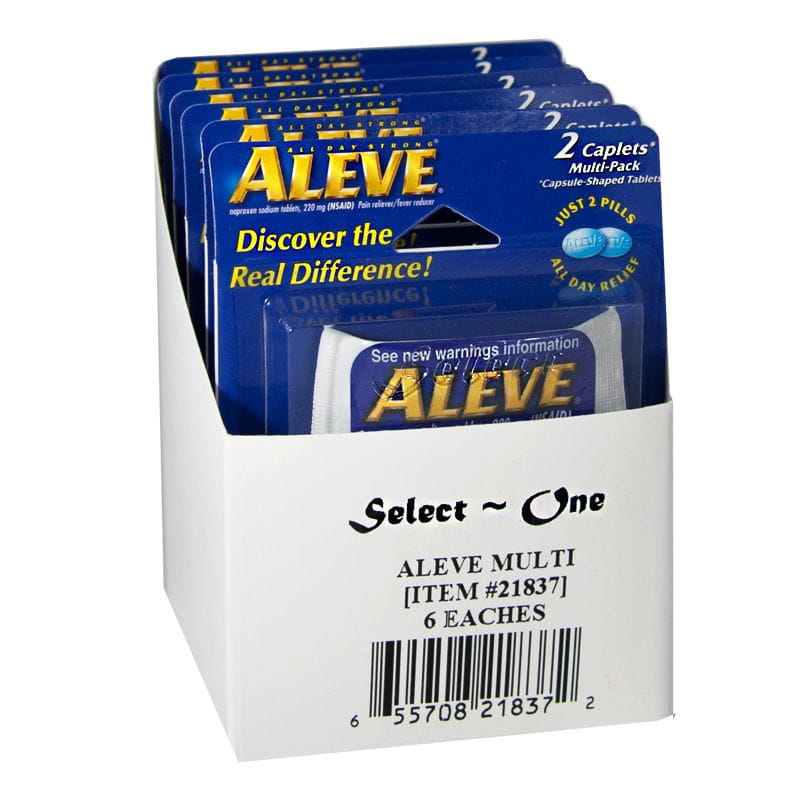 Wholesale Travel Size Aleve - Card of 2 - Weiner's LTD