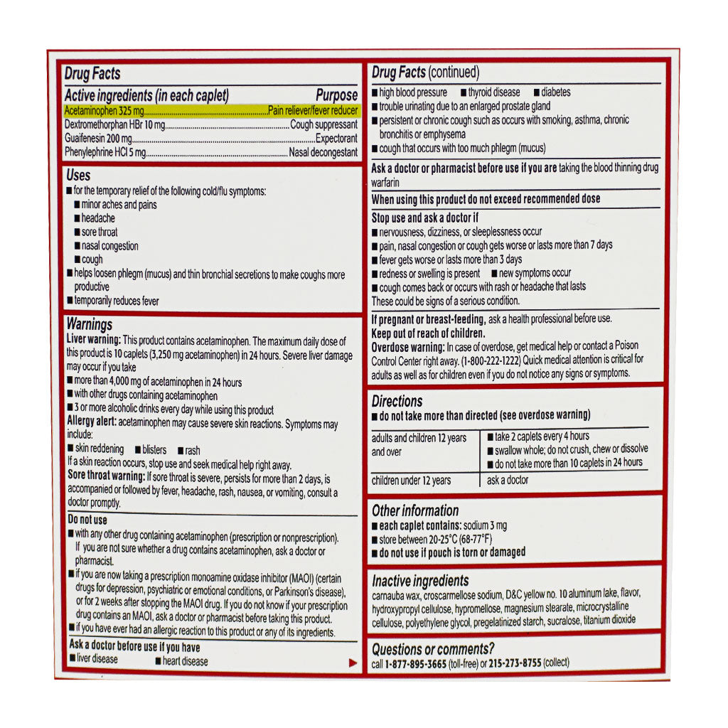 Wholesale Tylenol Severe Cold & Flu - Box of 24 – Weiner's LTD