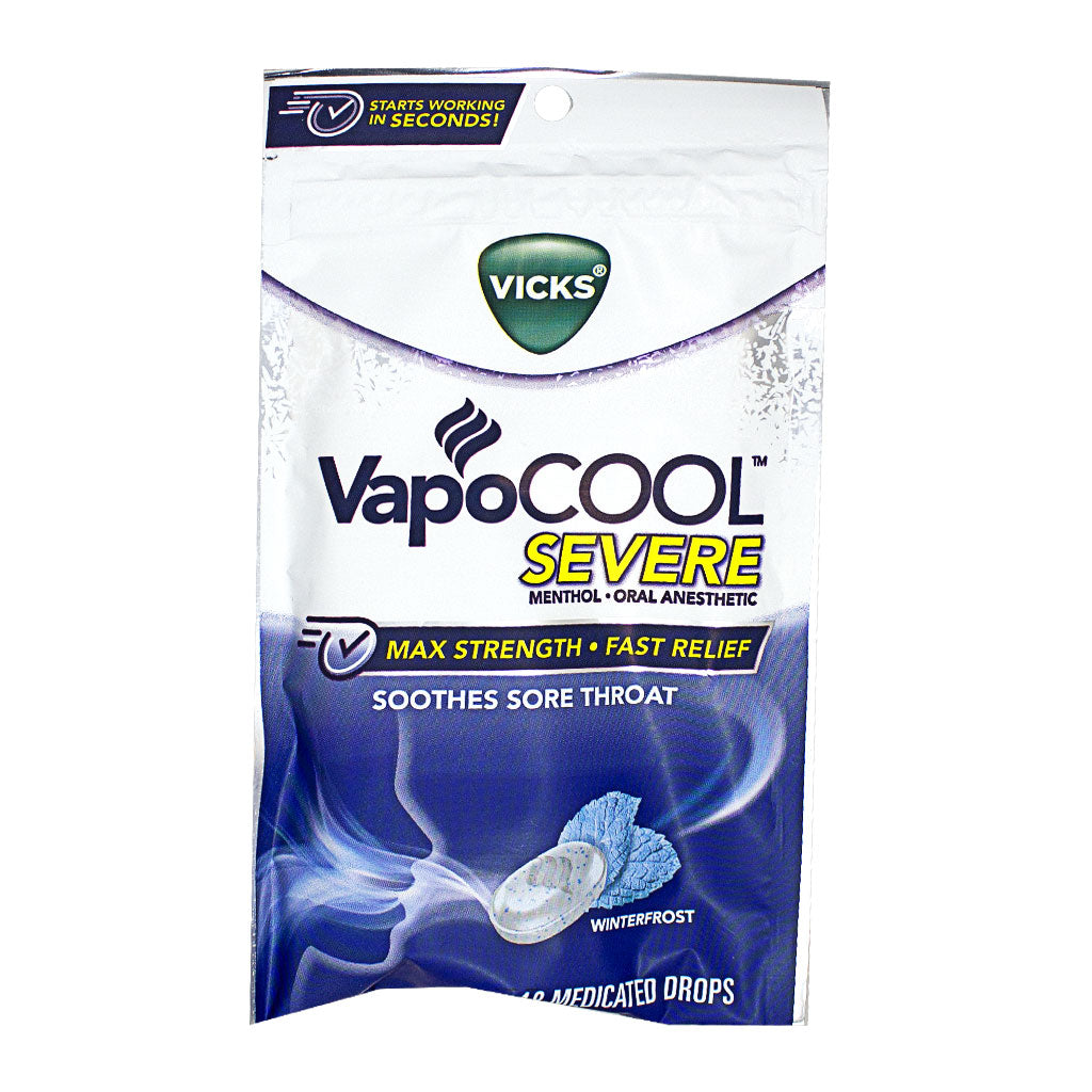 Wholesale Vick's VapoCOOL Medicated Drops - Pack of 18 - Weiner's LTD