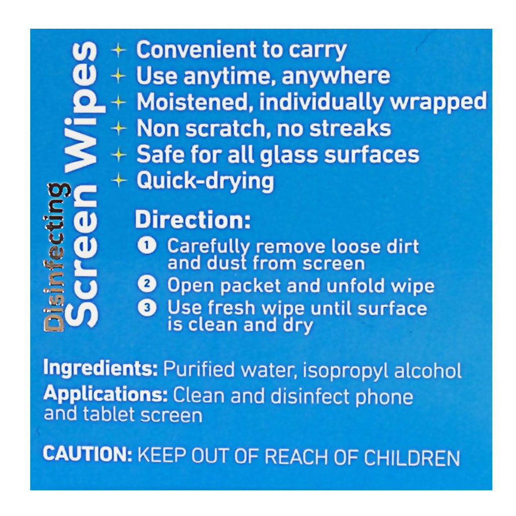 Wholesale PhoneFresh 70% Alcohol Screen Cleaning Wipes - Box of 10 ...