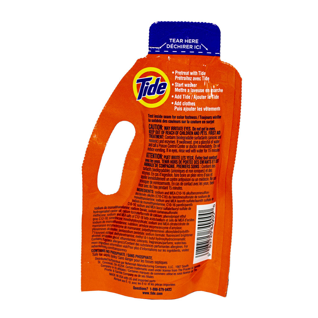 Travel Size Tide 1 Load Liquid Detergent - 43 ml. - Weiner's LTD